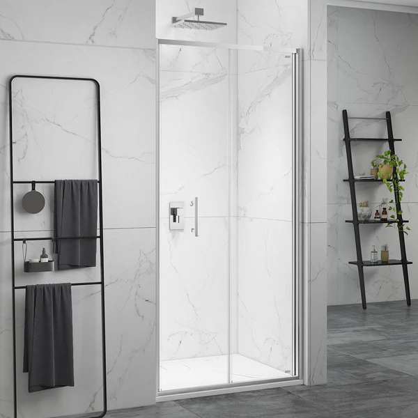 Merlyn 6 Series Sleek Bi-Fold Shower Door - Chrome - City Tiles & Bathrooms